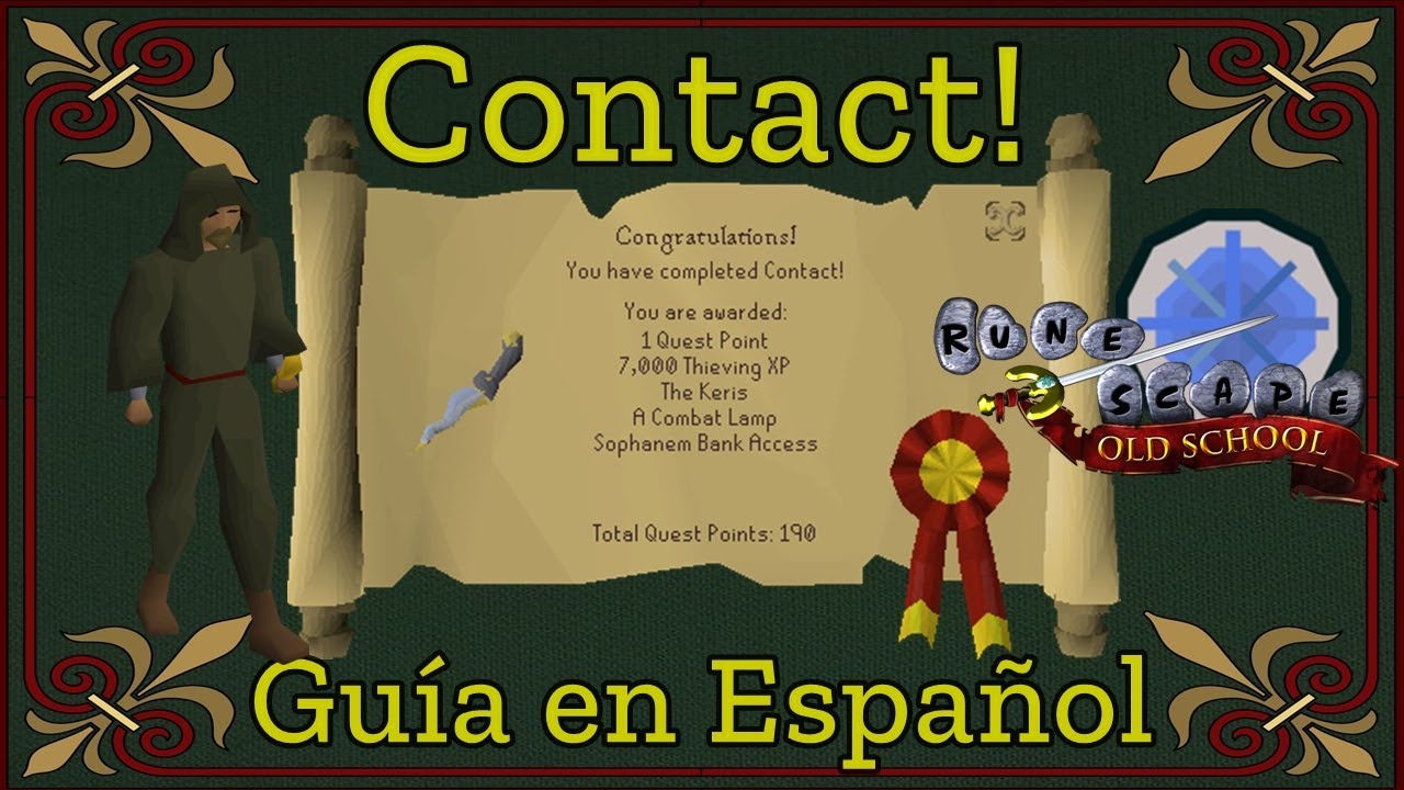 [OSRS] Contact! Quest (Español) - YouTube