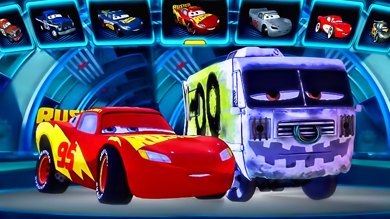 Cars 2: The Video Game - Lightning McQueen Rust-Eze Racing Center x ...