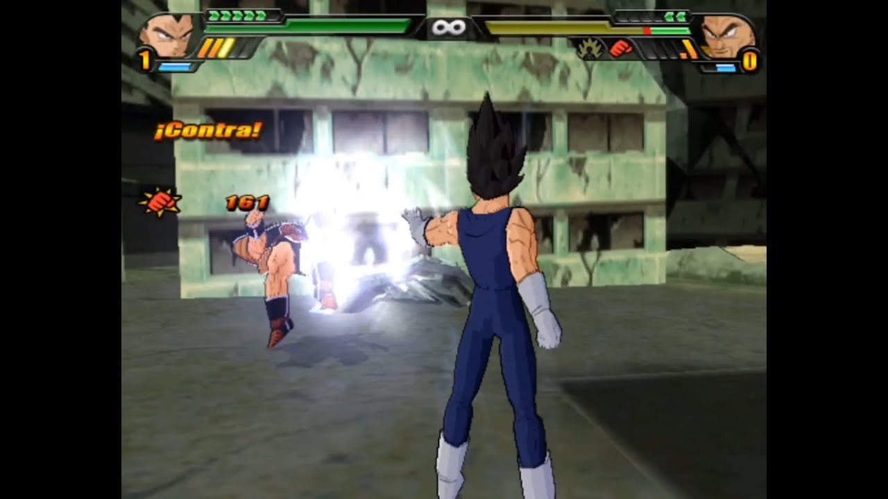 Vegeta vs Nappa, Dragon Ball GT (BT3 Mod Latino) - YouTube