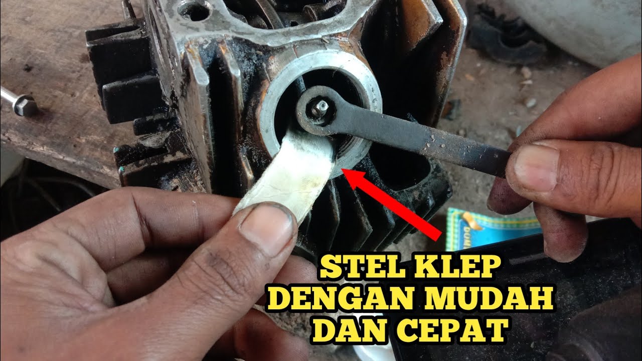 CARA STEL KLEP MOTOR SUPRA - YouTube