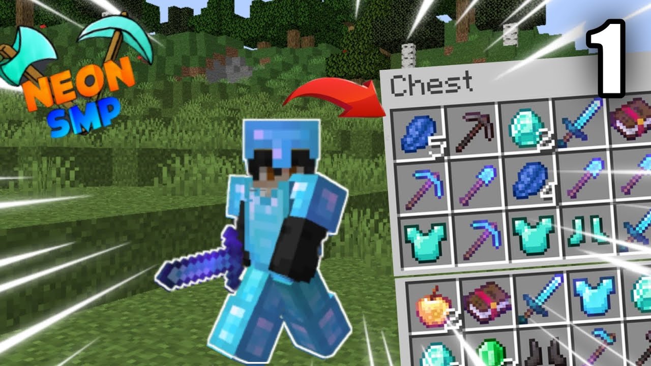 how i become deadliest player in s3 e1 of neon smp #minecraft #gaming # ...