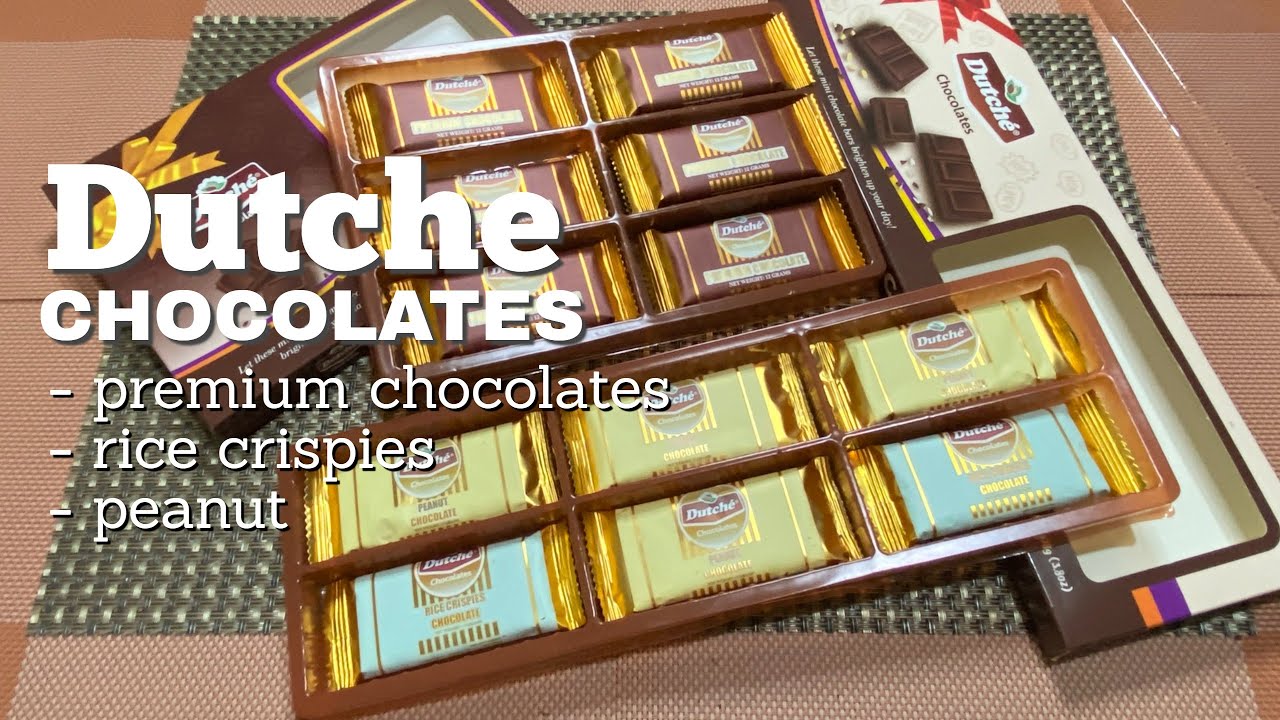 DUTCHE CHOCOLATES | PREMIUM | PEANUT | RICE CRISPIES - YouTube