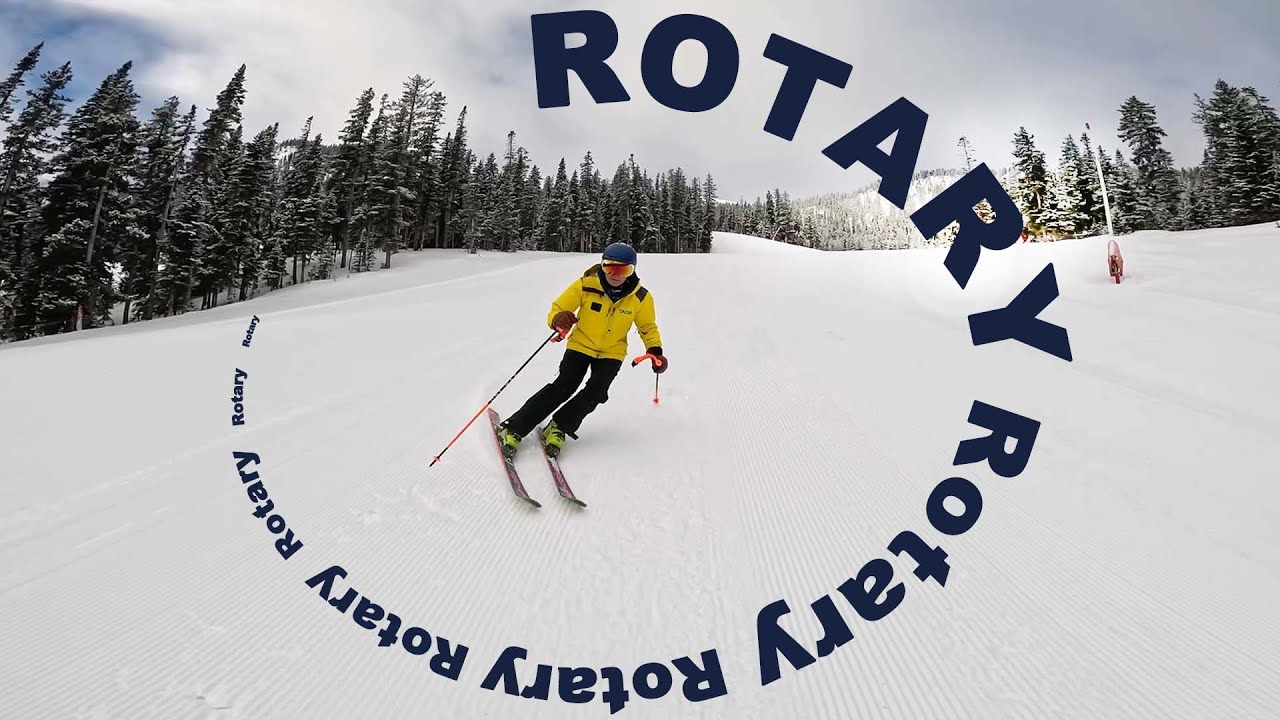 Finesse in skiing, Rotary movements - YouTube