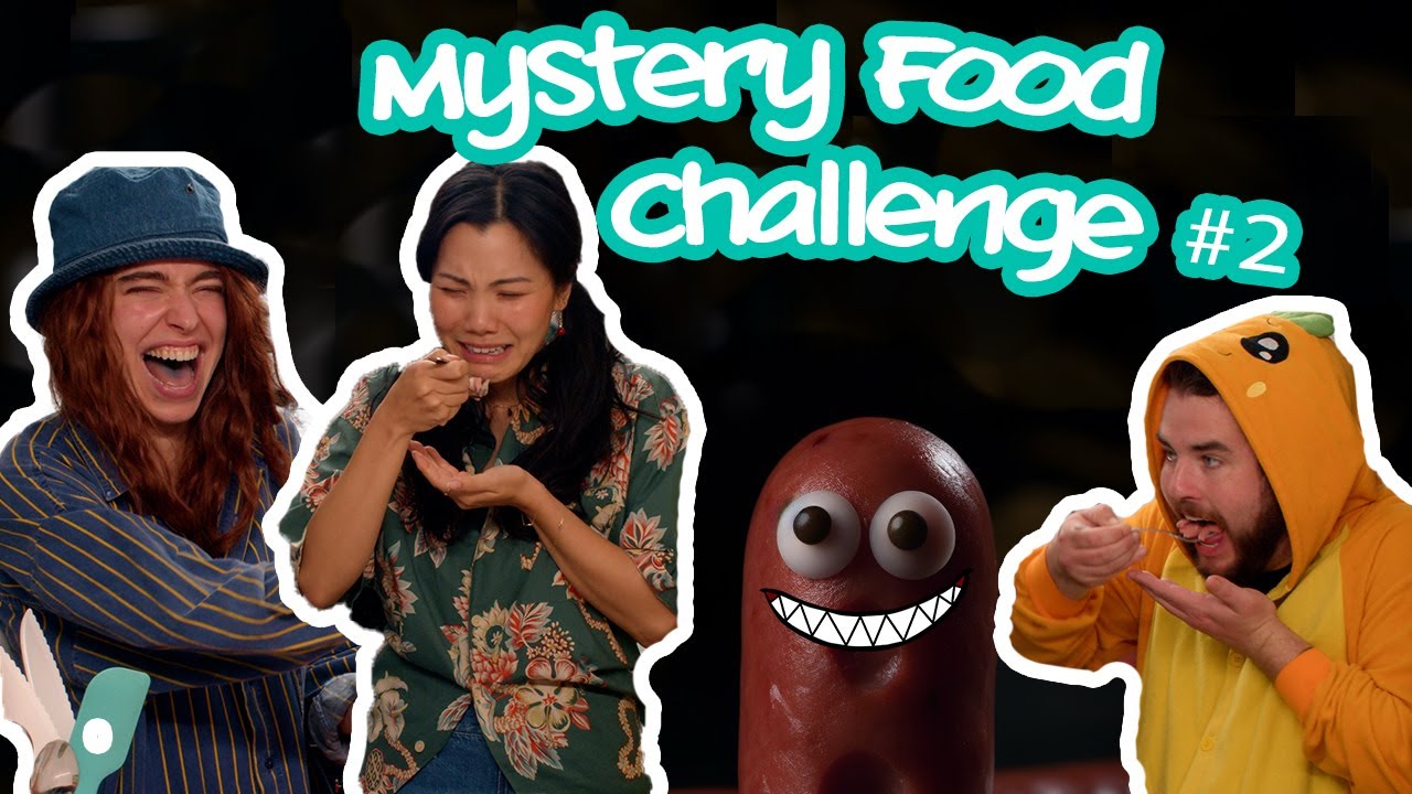 MYSTERY FOOD CHALLENGE 2 - Friday Funday Challenge - YouTube