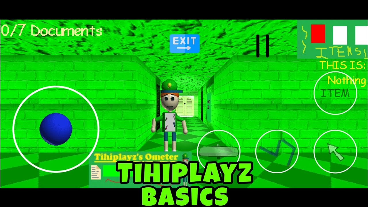 Tihiplayz Basics Android - Baldi's Basics Mod - YouTube