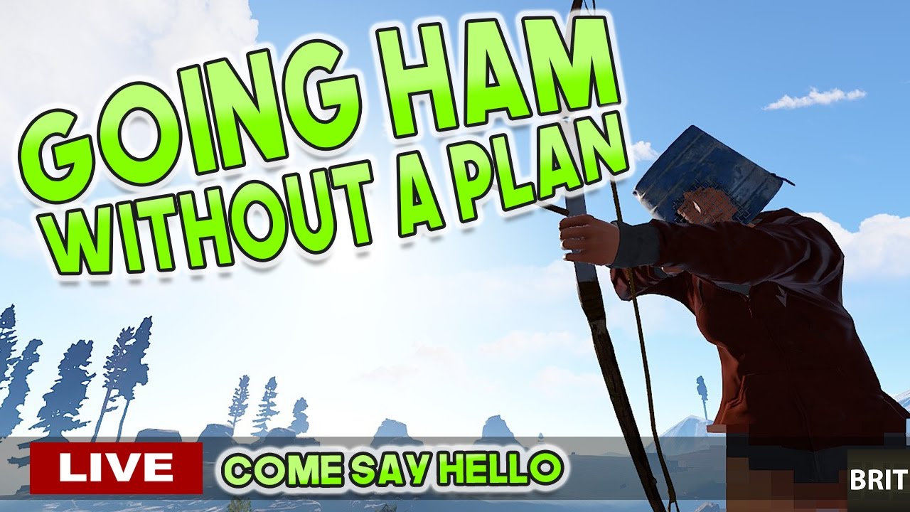 RUST | Man With Huge 4head Tries To Hit Other Men With Rock Until LOOT ...