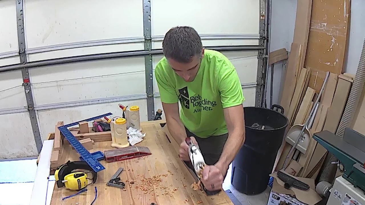 Hand Planing an Increasing Chamfer on Table Legs - YouTube