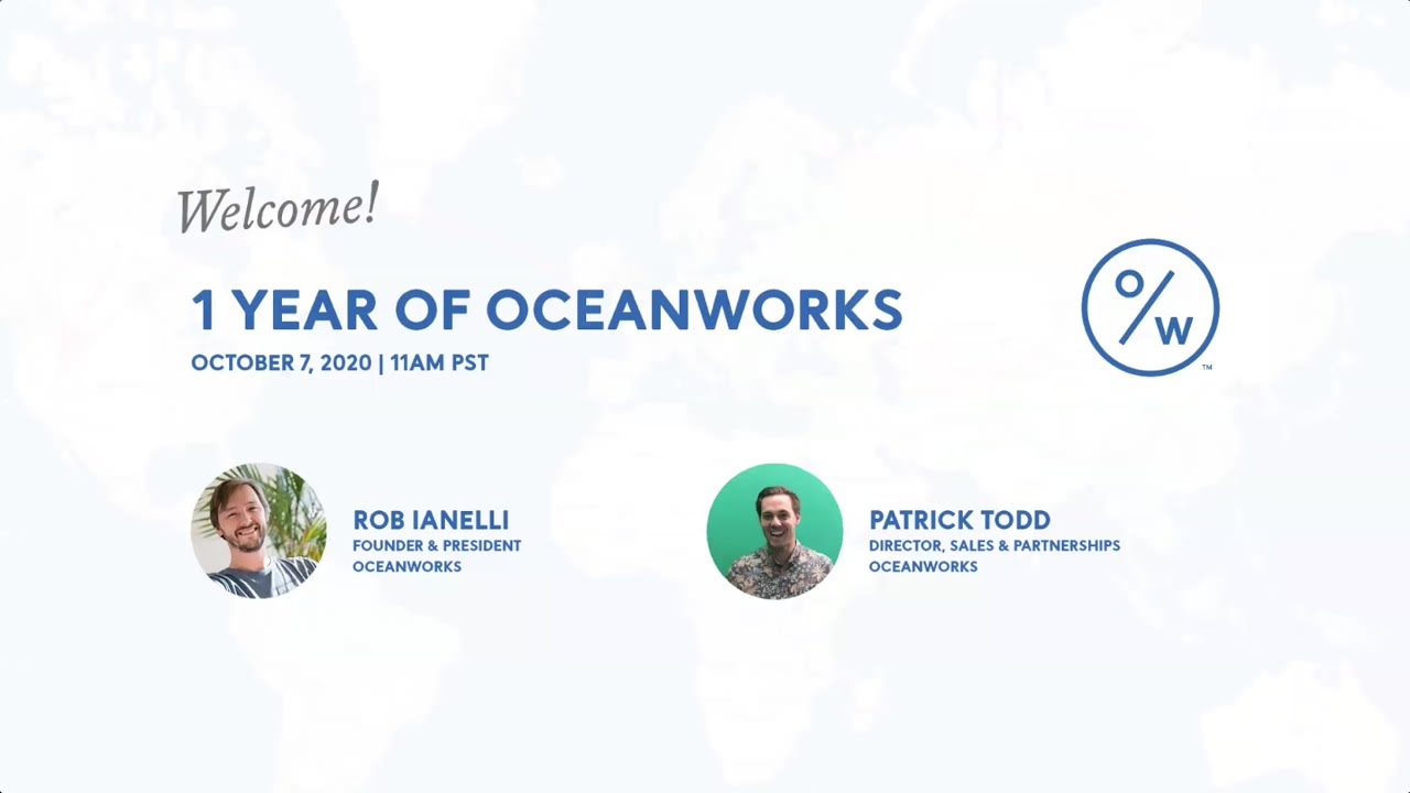 1 Year of Oceanworks Webinar - YouTube