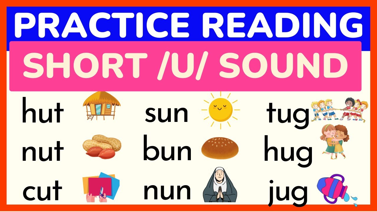 LEARN TO READ FAST & EASY -- Practice Reading Short /Uu/-- Phonics ...
