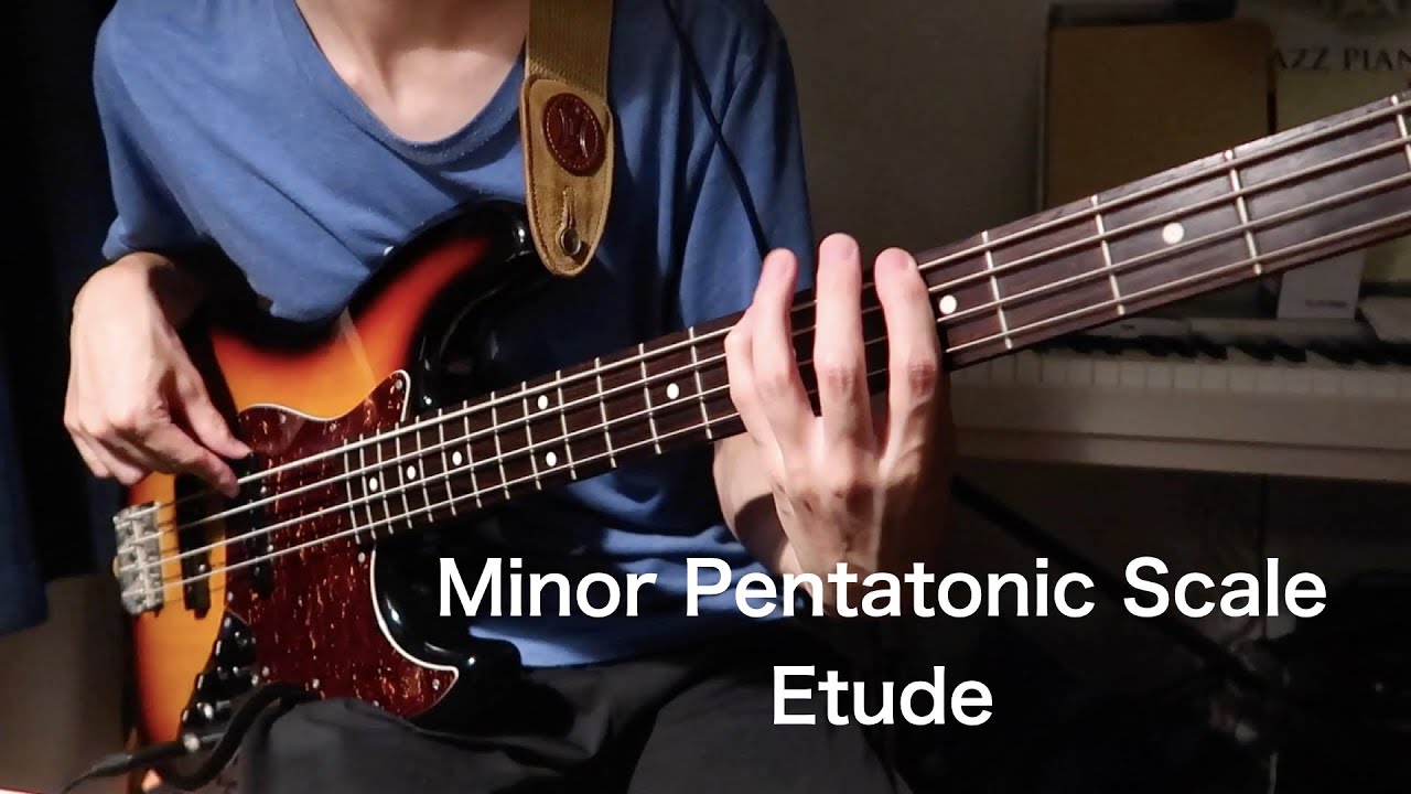 【レッスン用】Minor Pentatonic Scale Etude - YouTube