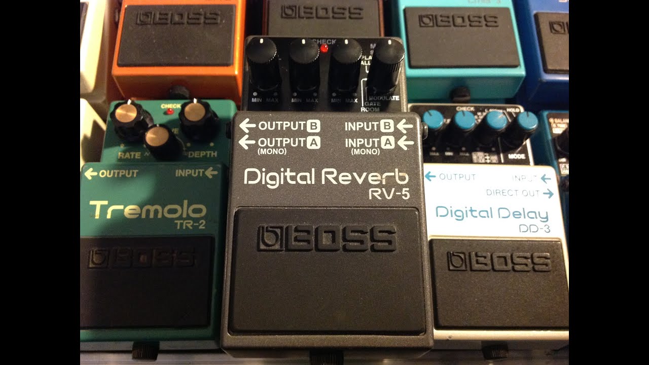 Boss Pedal Review 63: RV-5 Digital Reverb - YouTube