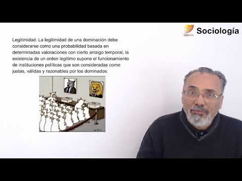 35. Sociología. Dominación y legitimidad (Weber)