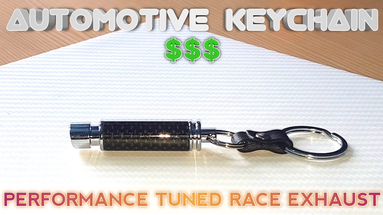 PERFORMANCE TUNED RACE EXHAUST | AUTOMOBILE PARTS KEYCHAIN 5\16 ...