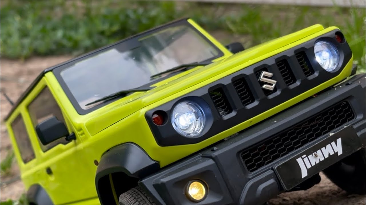 The new fms eachine 1/12 Suzuki jimny Rc crawler First Ride and ...