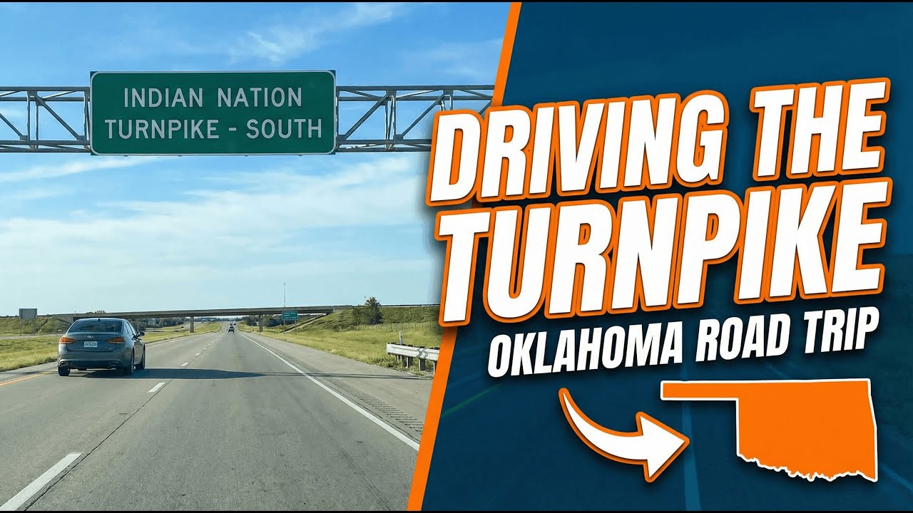 Driving on The Indian Nation Turnpike - Oklahoma - YouTube