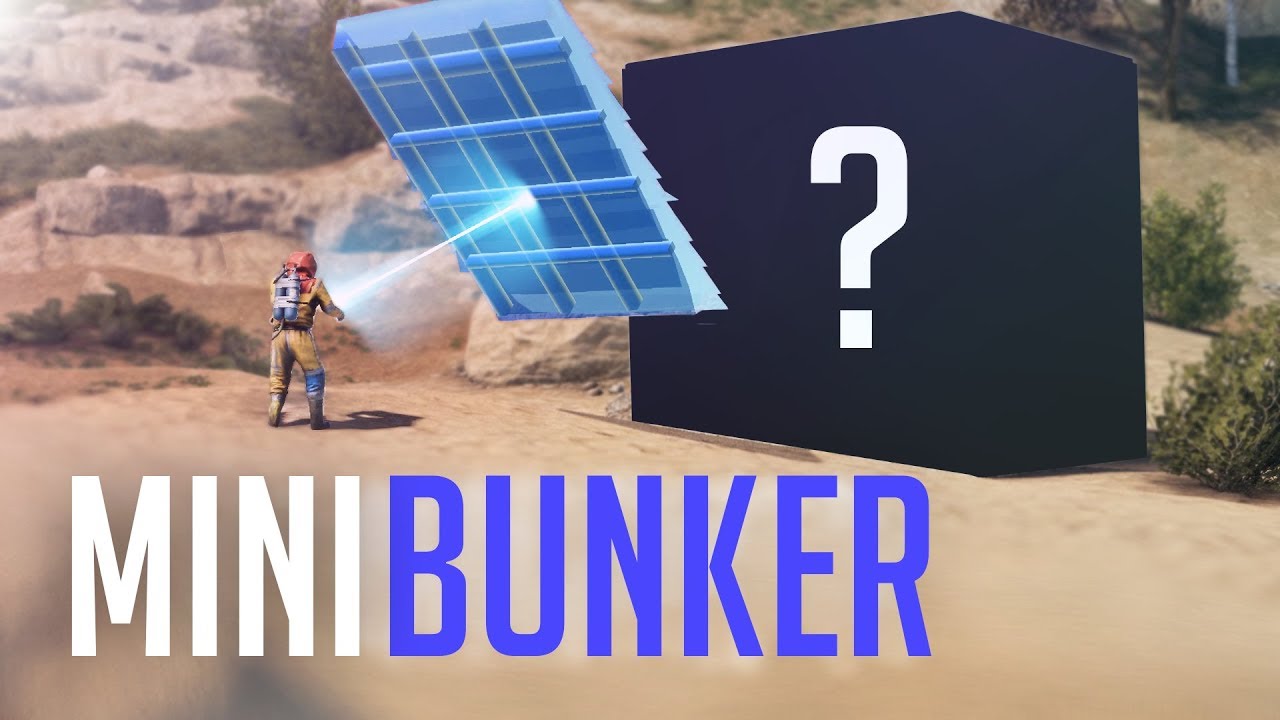 I BUILT AN INCREDIBLE COMPACT BUNKER BASE - Rust Duo - YouTube