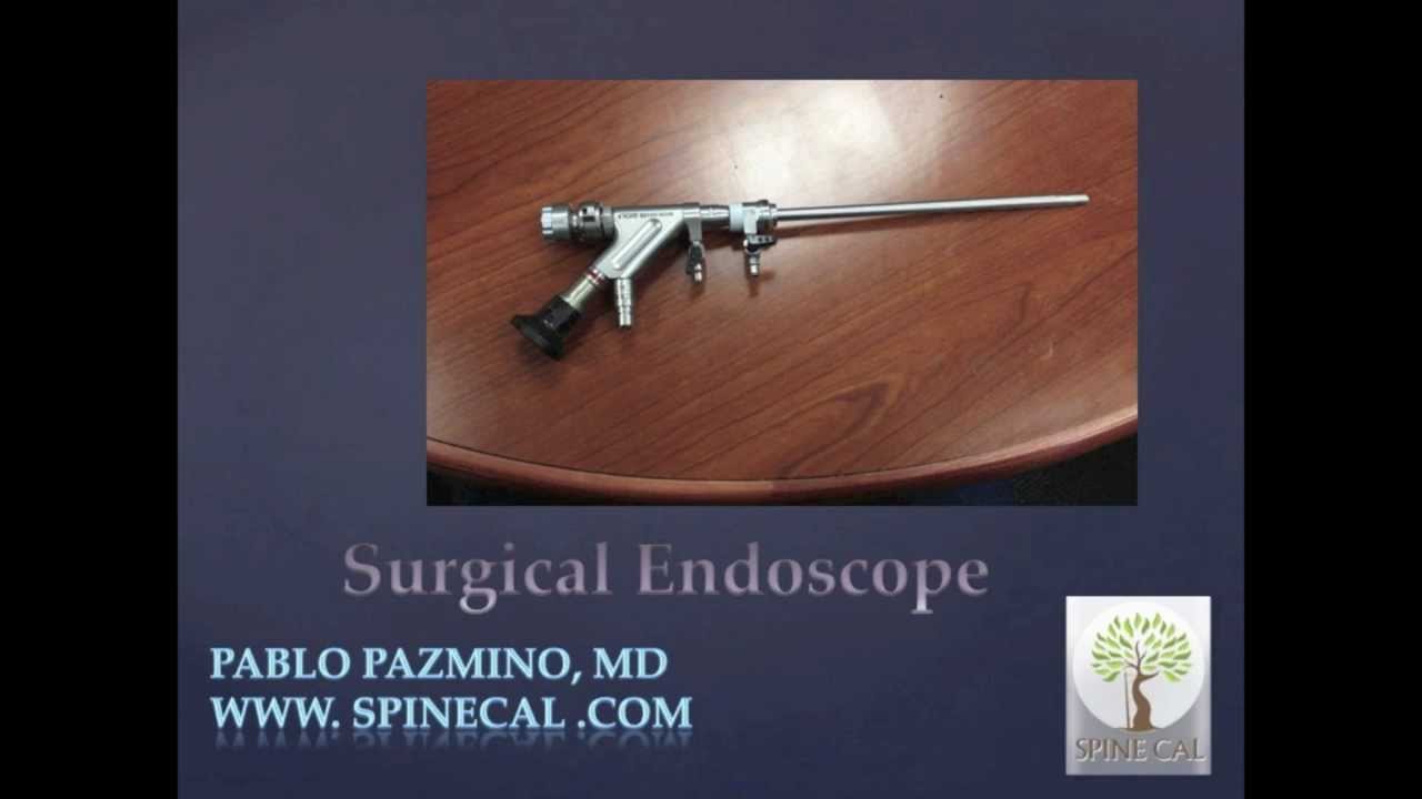 The Endoscopic Discectomy A New Procedure For Disc Herniations - YouTube