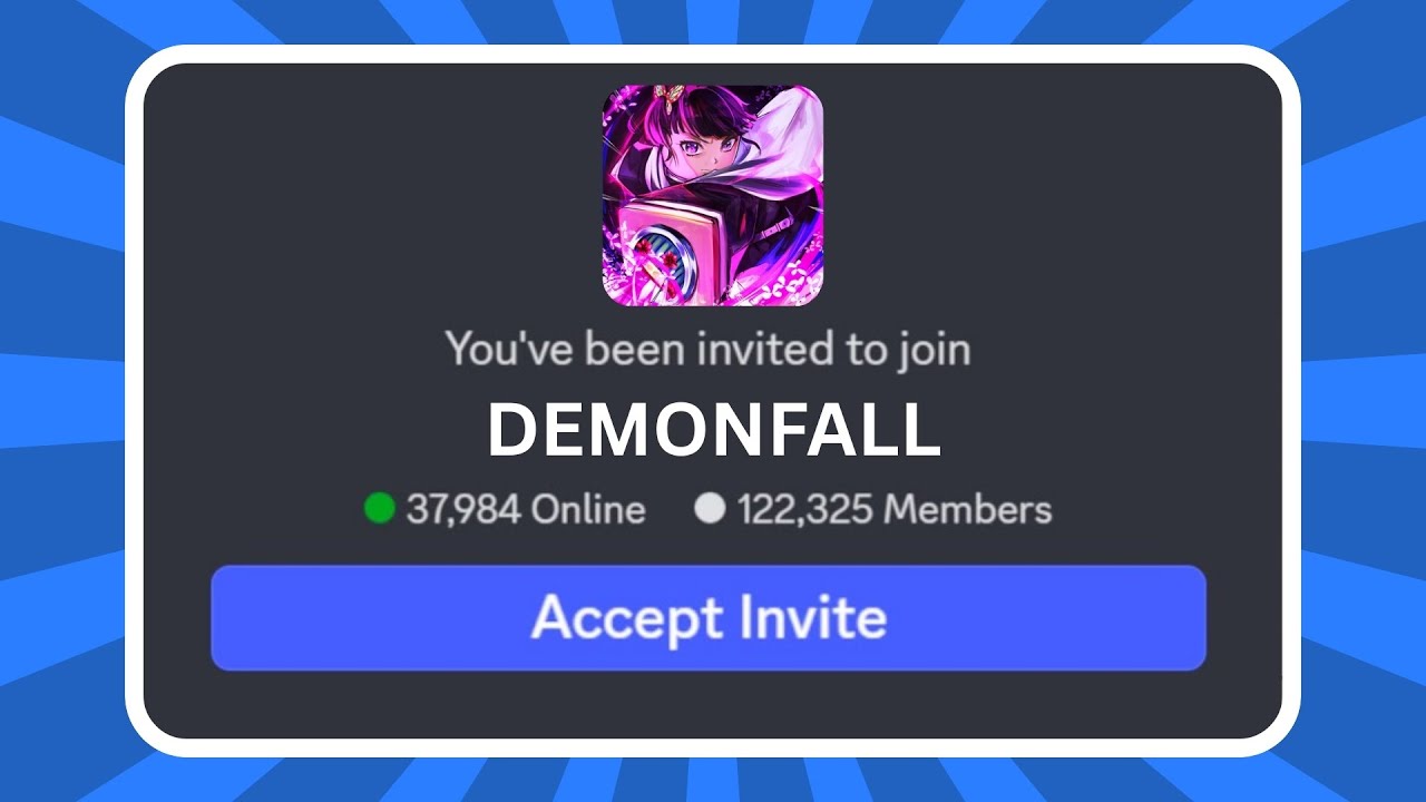 How to Join DEMONFALL Discord Server - YouTube