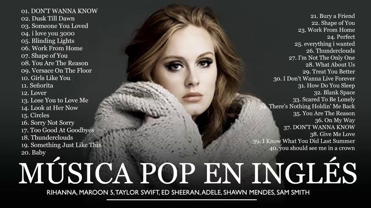 Música POP En Inglés 2020 - Las Mejores Canciones en Inglés 2020 ...