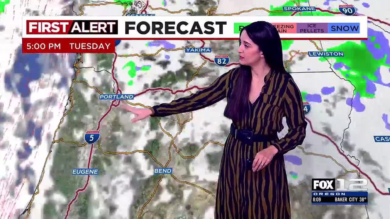 First Alert Sunday morning FOX 12 weather forecast (1/21) - YouTube