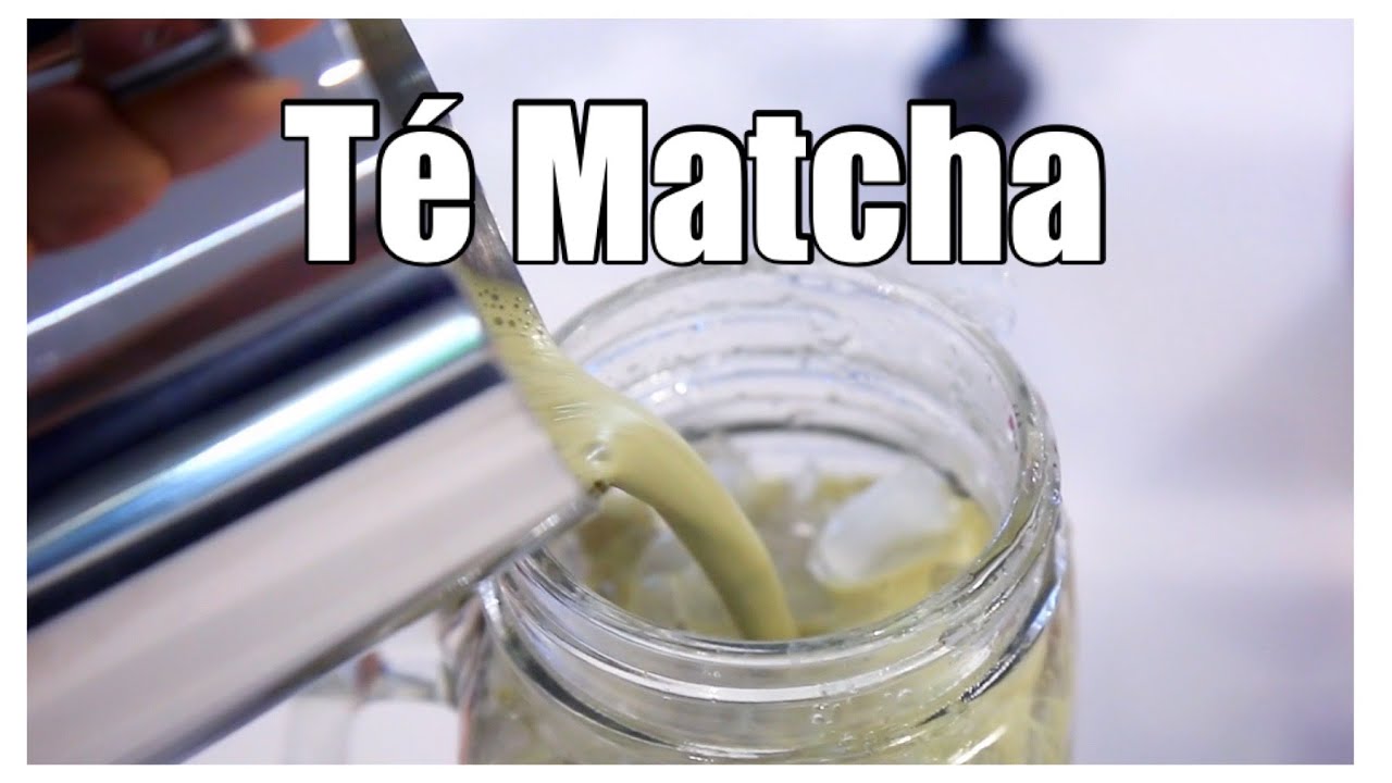 Como Preparar Te Matcha Frio - YouTube
