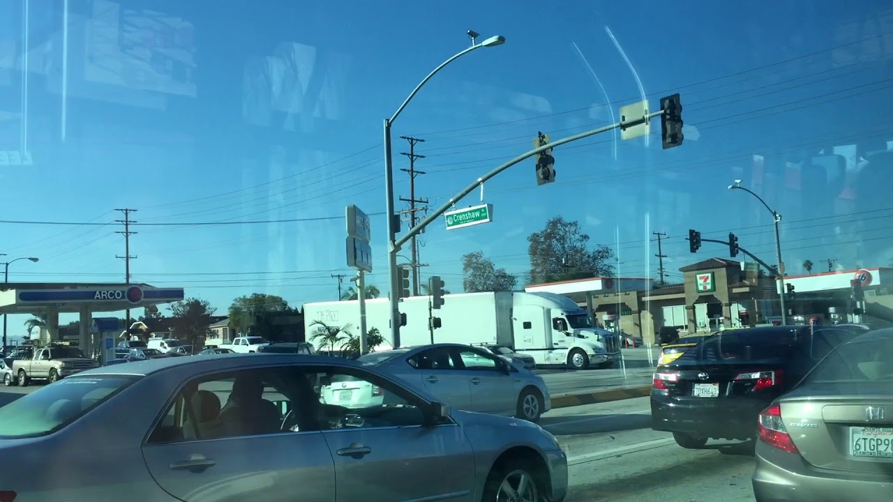A Ride On Torrance Transit Line 4X - Torrance/Western to Torrance/Maple ...