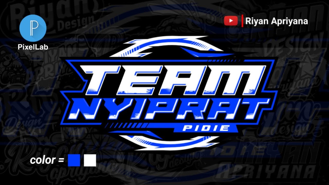CARA MEMBUAT LOGO RACING DI PIXELLAB TERBARU | TEAM NYIPRAT - YouTube