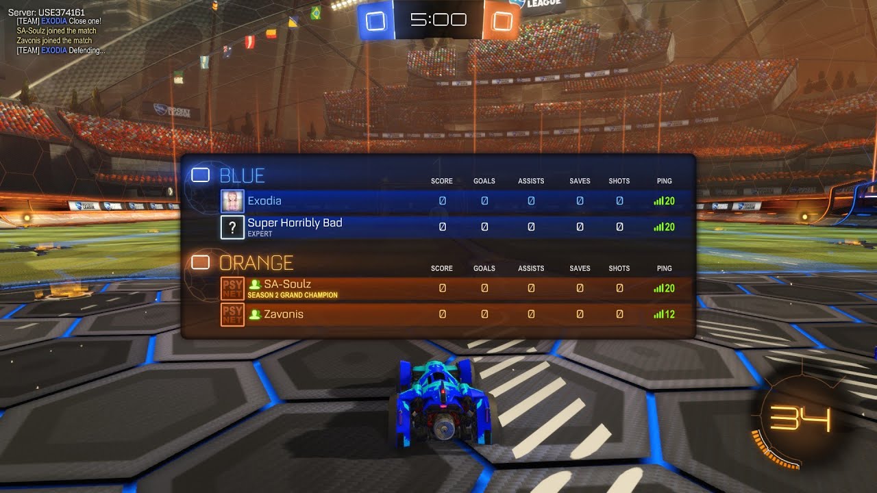 Rocket League #2 (Defeating A Season 2 Grand Champion) - YouTube