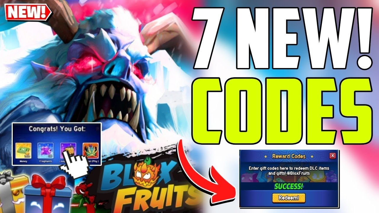 🎄 XMAS YETI UPD! 🎁 ALL WORKING CODES FOR BLOX FRUITS CODES 2024 / ROBLOX BLOX FRUITS CODES 2024 ...