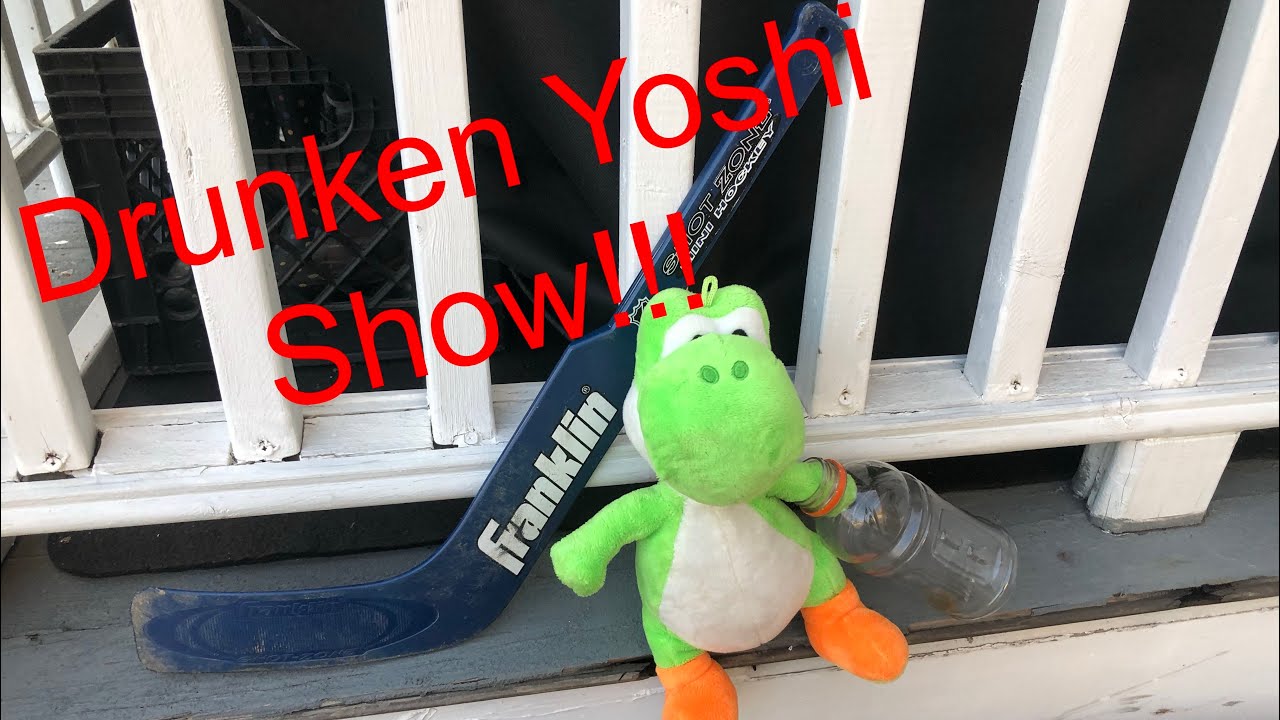 Drunken Yoshi teaches hockey! - YouTube