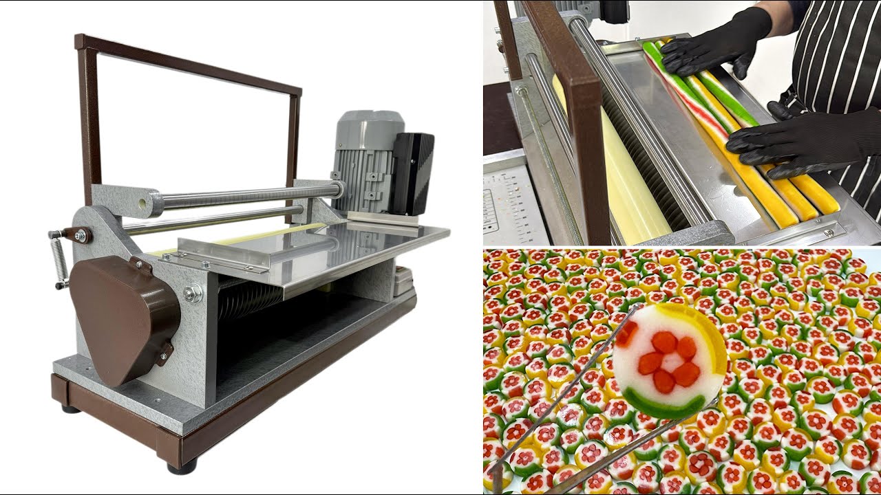 КАРАМЕЛЕРЕЖУЩАЯ МАШИНА. Новая модификация / DISC CANDY CUTTER MACHINE ...