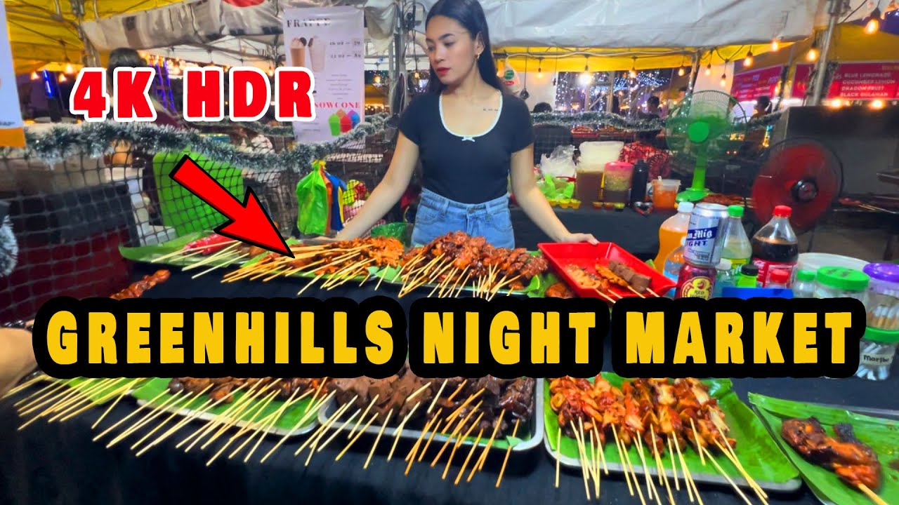 STREET FOOD at BAZAAR GREENHILLS NIGHT MARKET CHRISTMAS 2024 | Metro ...