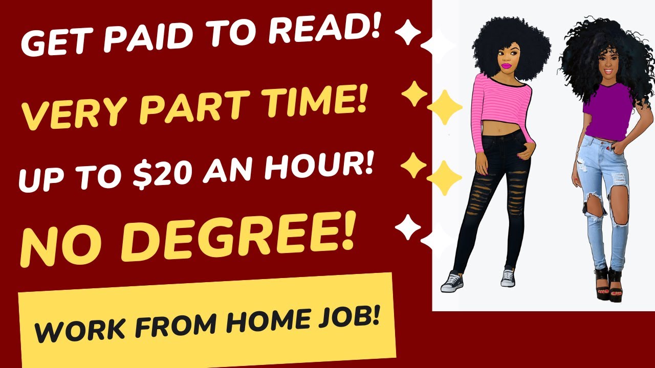 Get Paid To Read Up To $20 An Hour Part Time Work From Home Job Hiring ...
