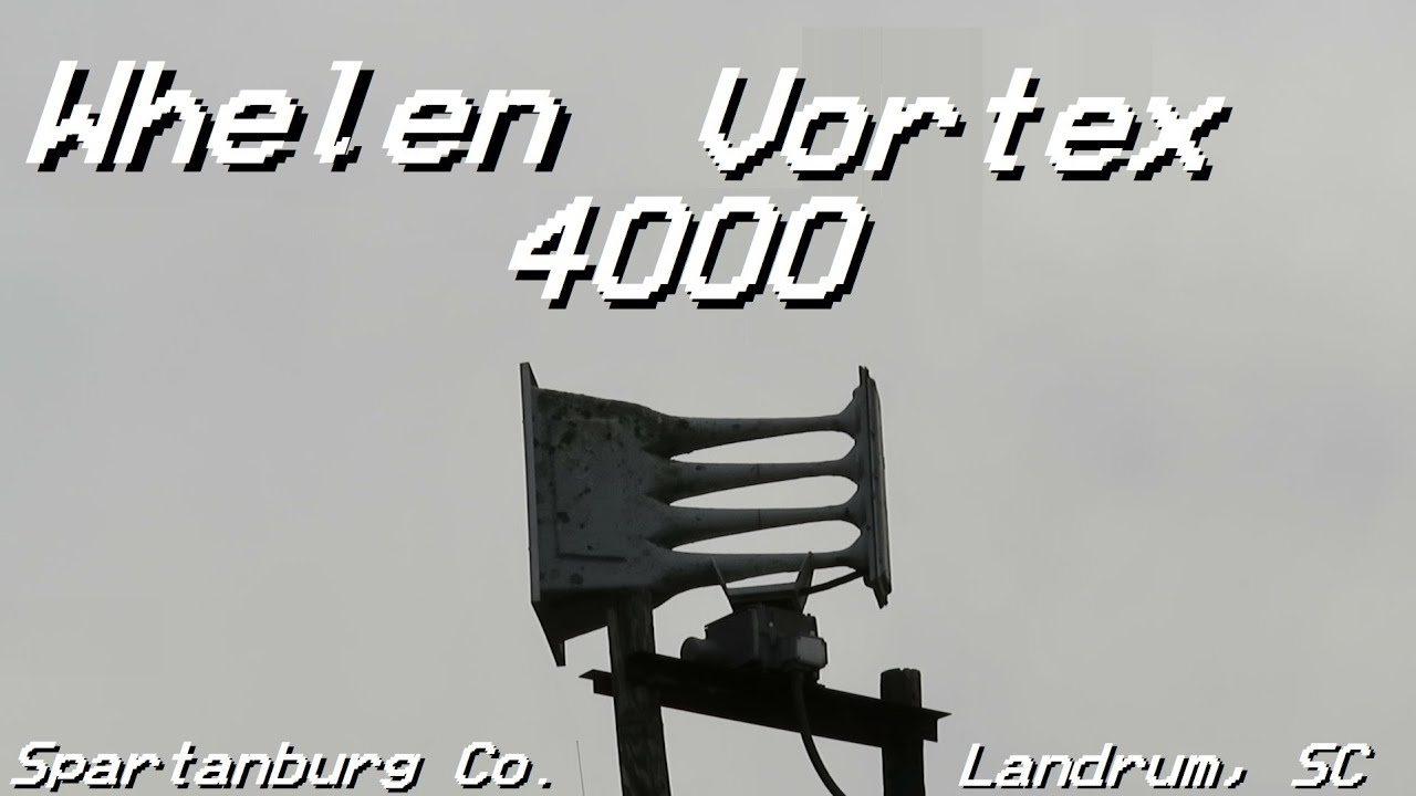 Whelen Vortex/4000 - 3 Minute Alert & Attack - Landrum, SC - YouTube