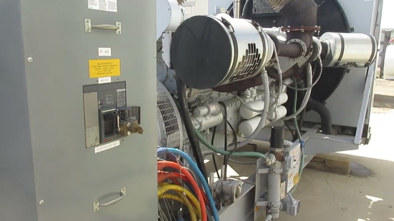 900 kw Spectrum / Detroit Diesel Generator SN 391917 Video 2 - Abraham ...
