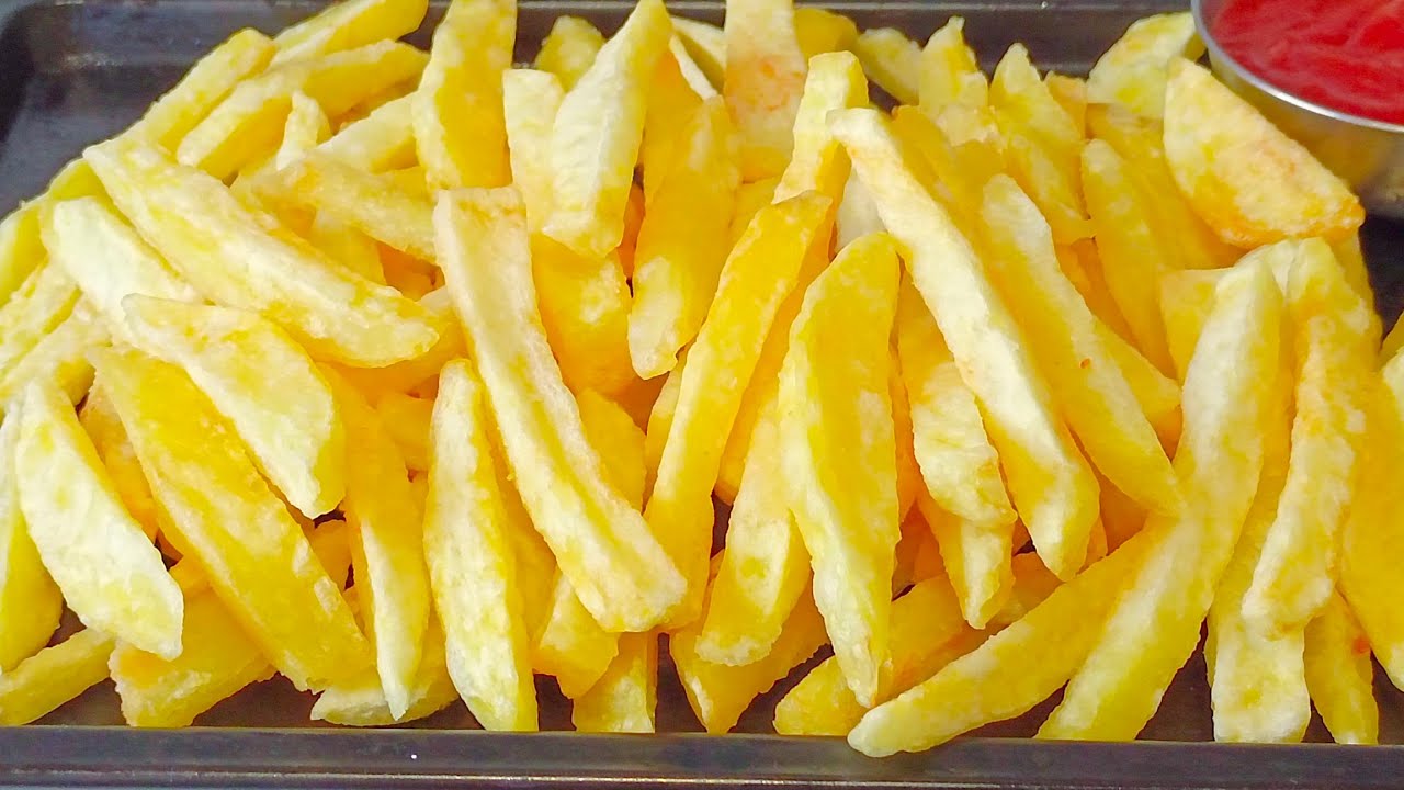 Homemade crispy french fries - YouTube