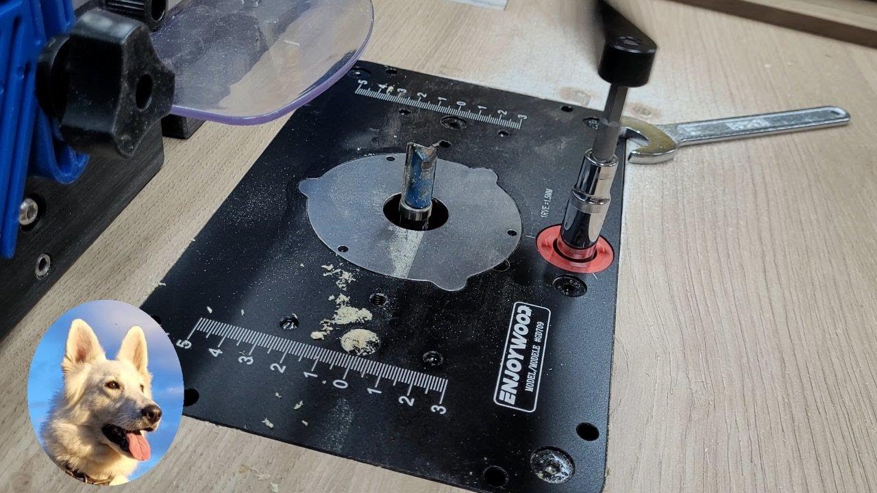 £405 router table with BOSCH GKF18V-25N 18V and Enjoywood fence and ...