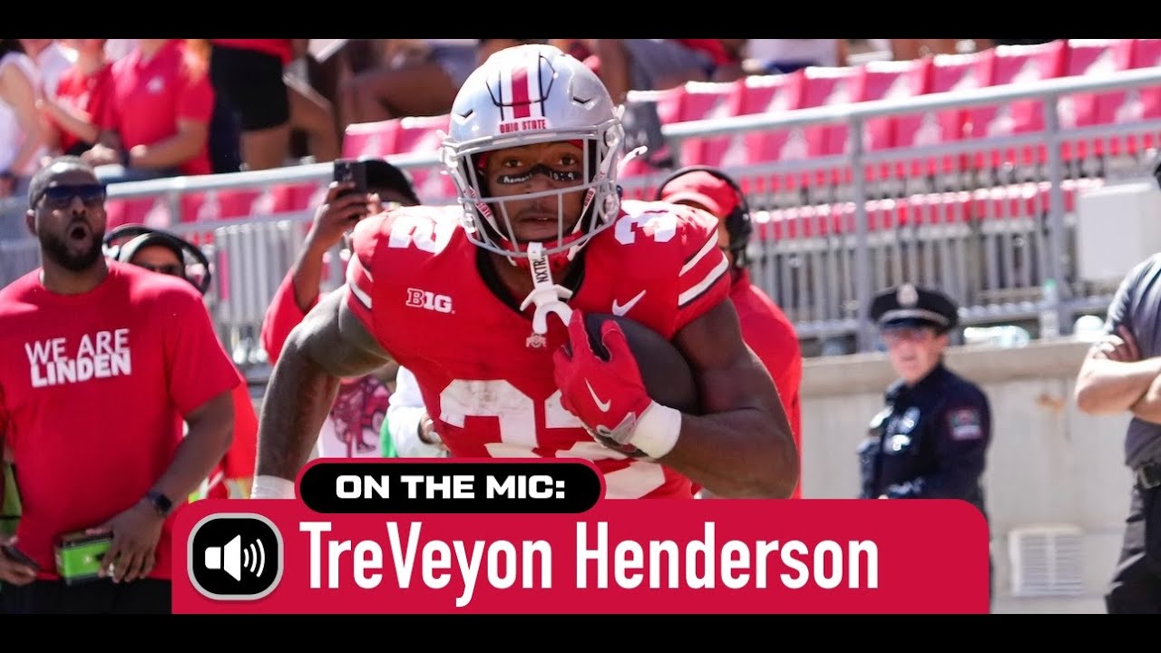 Ohio State's TreVeyon Henderson on playing in a national championship ...