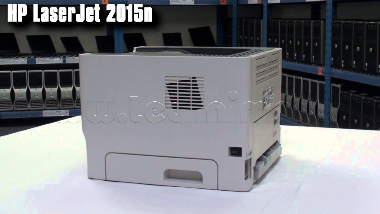 HP LaserJet 2015n - YouTube