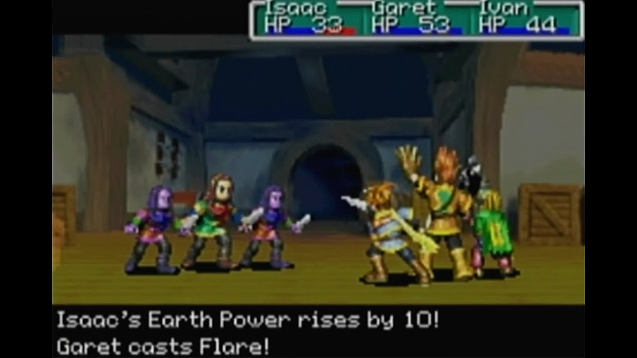 Golden Sun Part 6 - Boss 1: The Bandits - YouTube