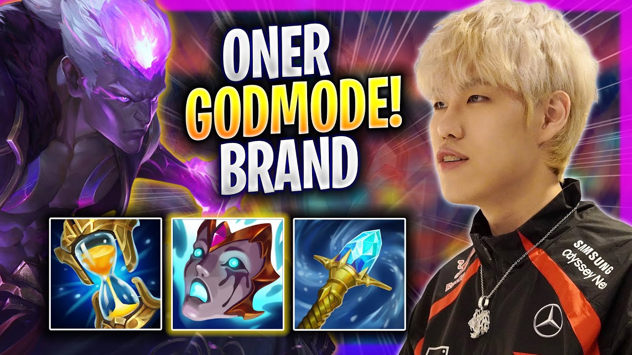 ONER LITERALLY GOD MODE WITH BRAND! - T1 Oner Plays Brand JUNGLE vs ...