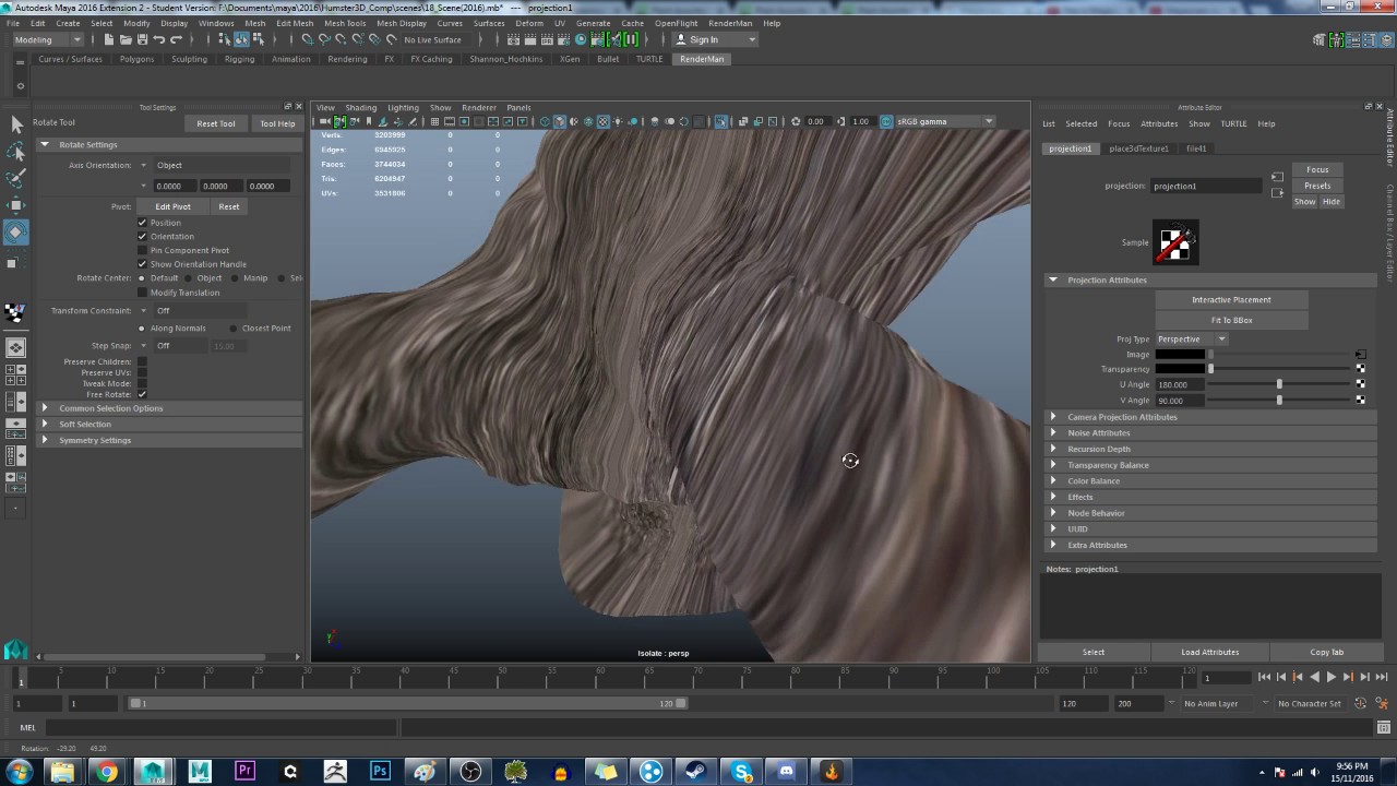 Maya 3D Projection Mapping Tree YouTube Maya 3D Projection Mapping Tree YouTube