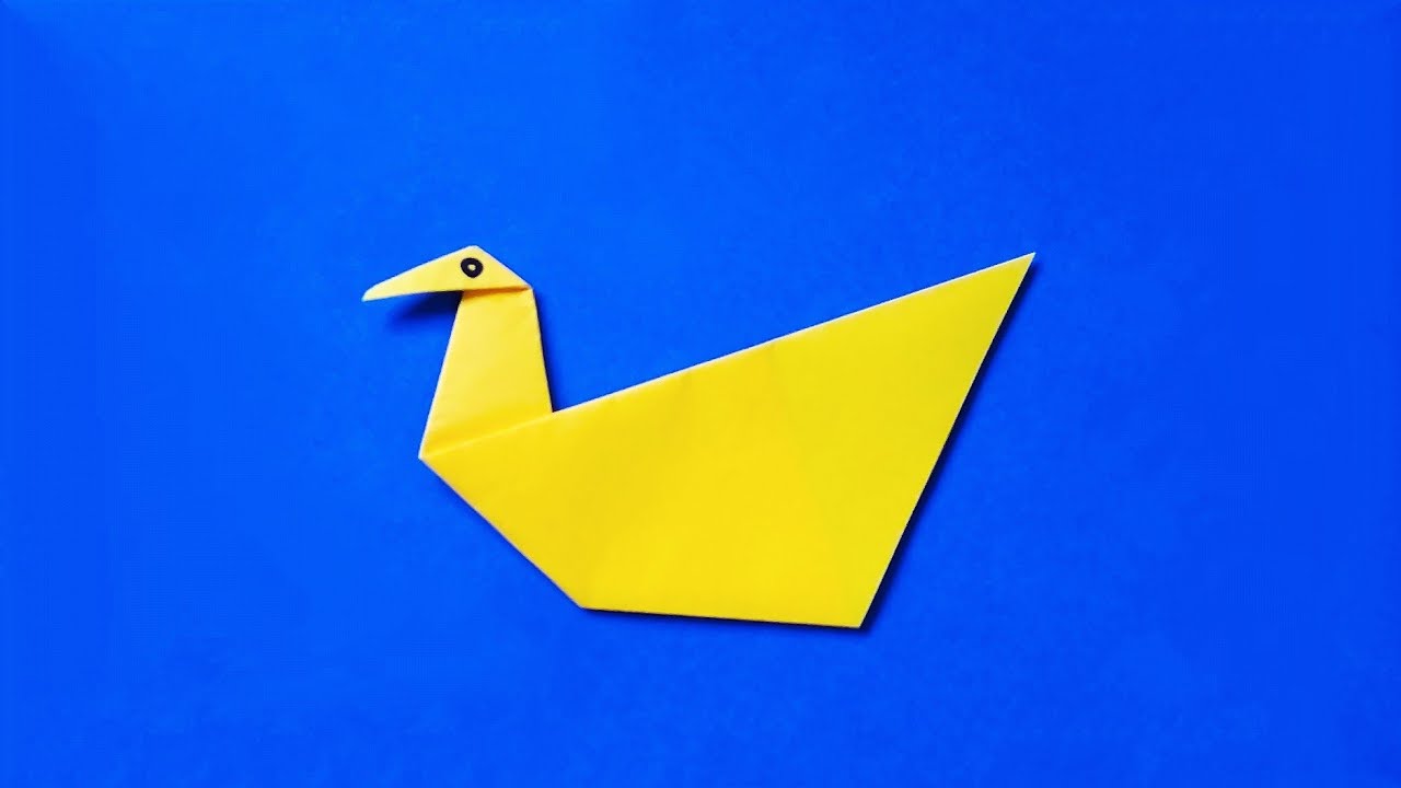 Cara Membuat Origami Angsa Mudah dan Simple | Origami Swan - YouTube