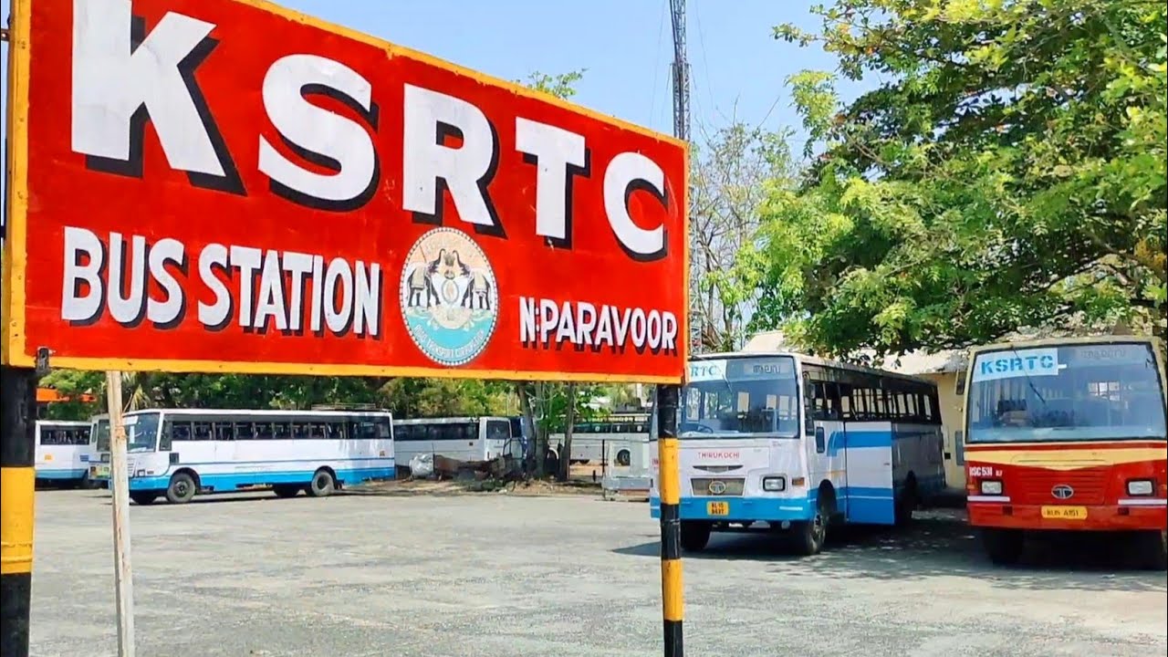 North Paravoor KSRTC Bus Stand, Ernakulam District, Kerala - YouTube