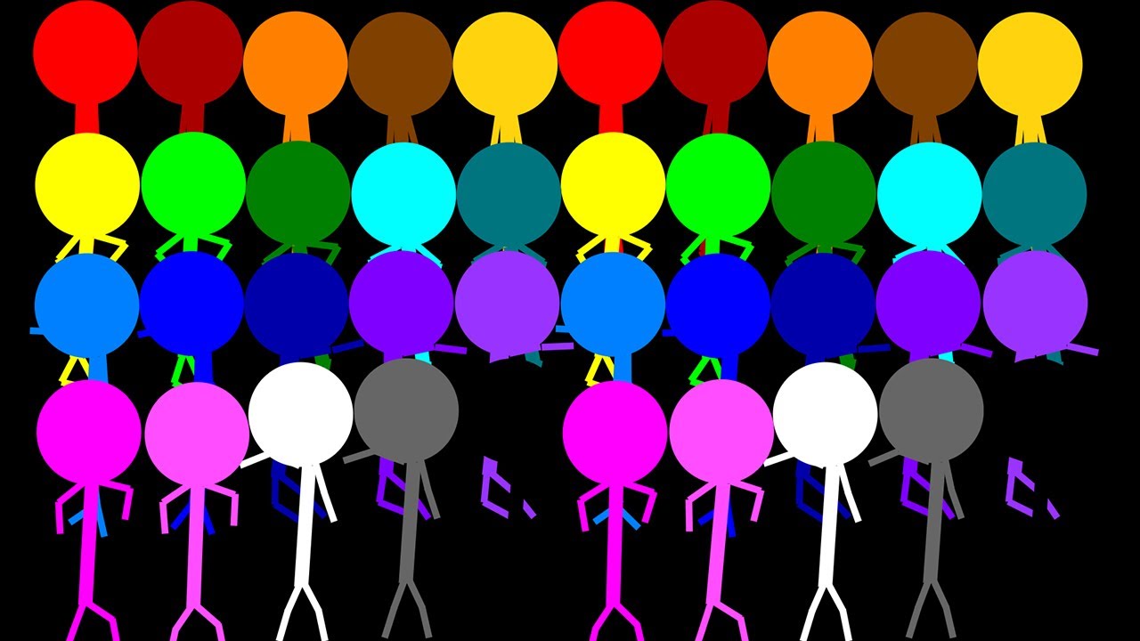 Stickman RTTB 77 Run Race ASRM in Algodoo - YouTube