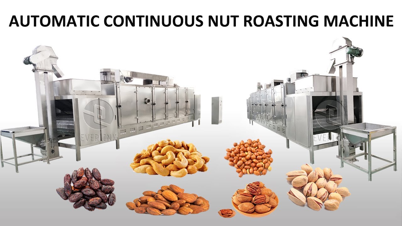 Continuous Nut Roasting and Cooling Machine|Continuous Nut Roasting ...