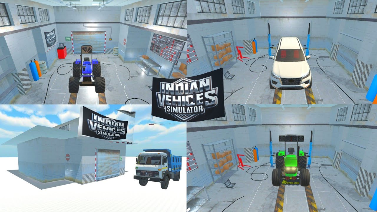 Garage Mod Add हो गया in Indian Vehicles Simulator 3D || Indian Vehicle ...