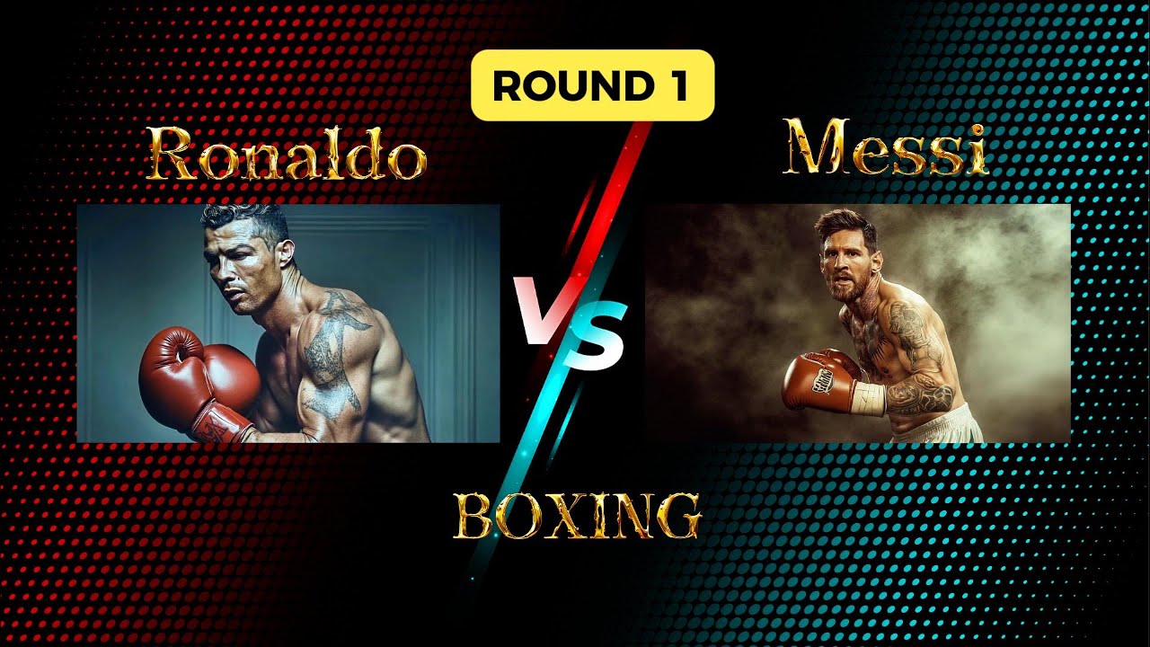Ronaldo vs Messi Boxing Fight - Round 1 - YouTube
