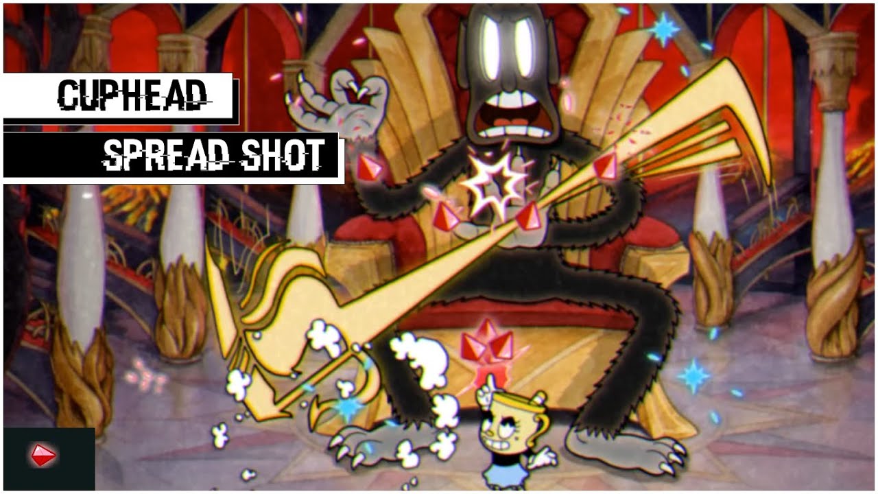 CUPHEAD - All Bosses Beat By Spread Shot - YouTube