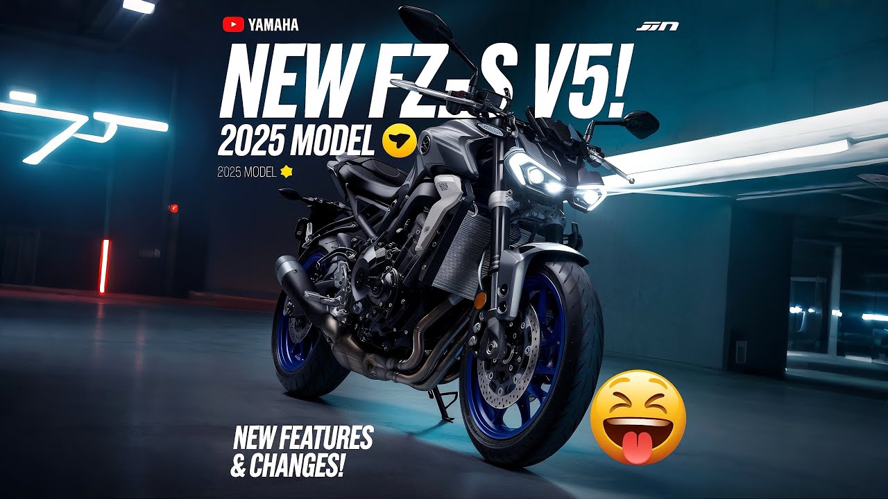 2025 Yamaha FZ-S V5 | New Model Launch, Features & Changes - YouTube
